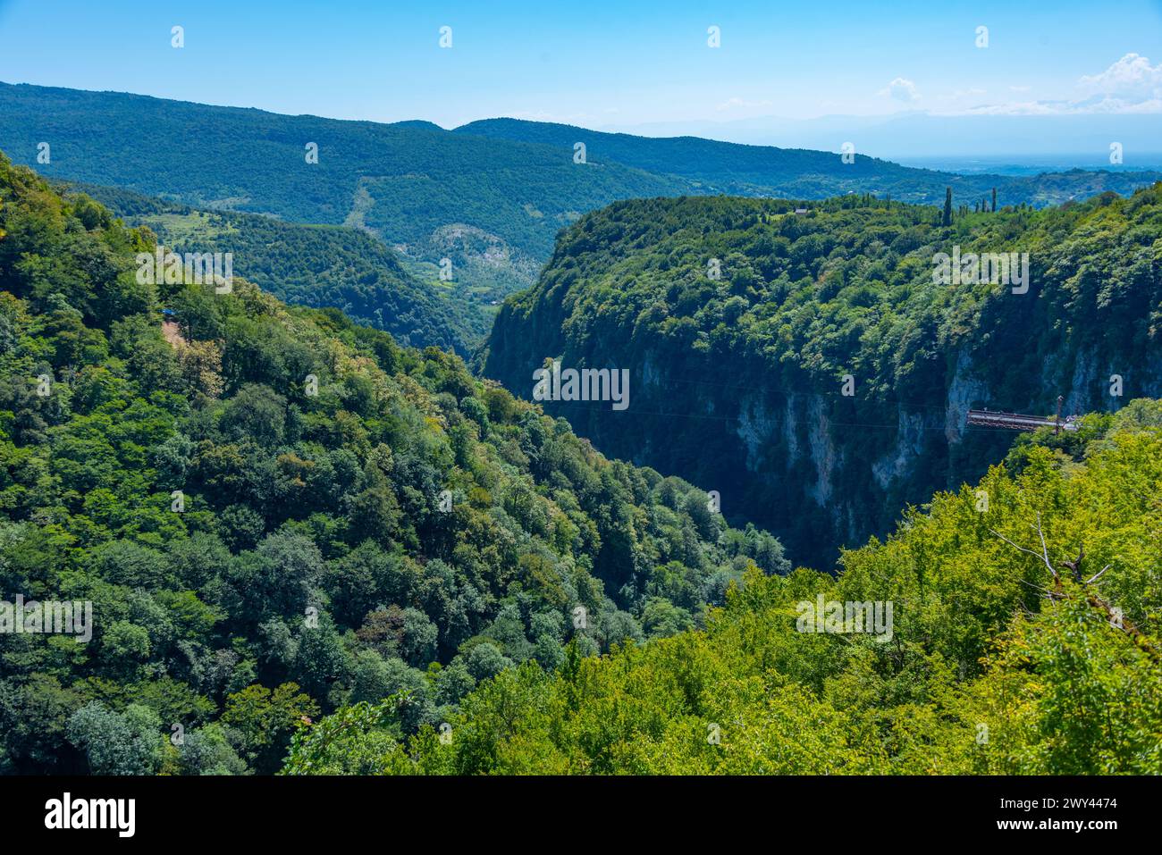Summer day at Okatse canyon in Georgia Stock Photo - Alamy