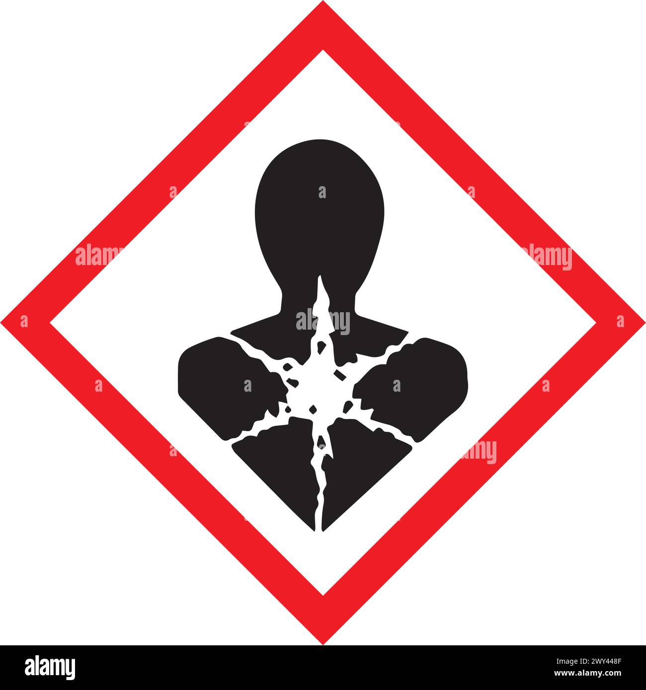 classic health toxic respiratory hazard warning alert attention danger ...