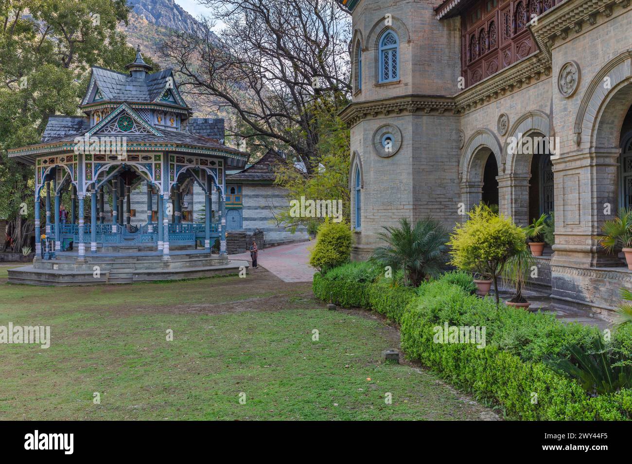 Pavilion, Padam Palace, Rajmahal, Rampur Bushahr, Himachal Pradesh ...