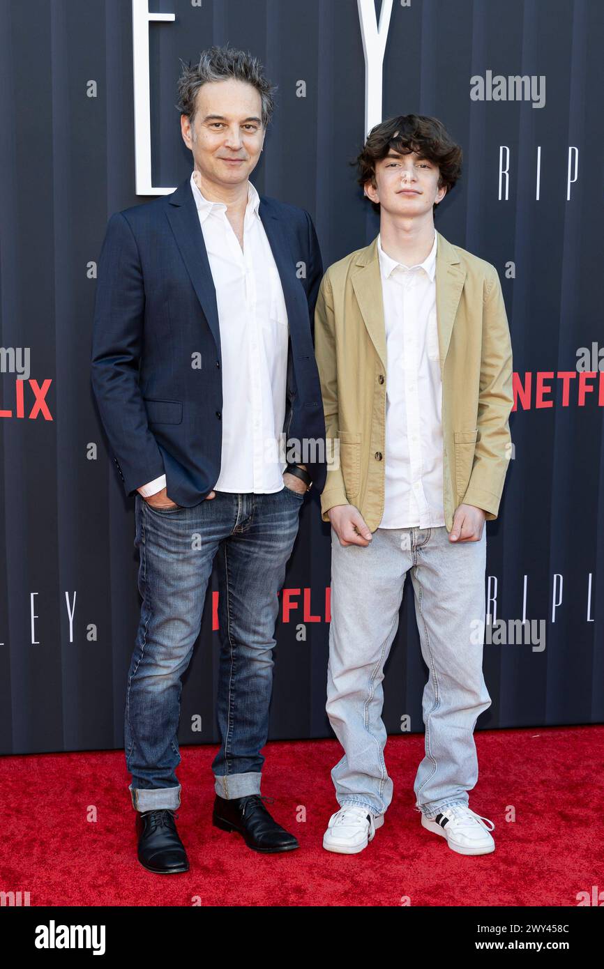 Los Angeles, USA. 03rd Apr, 2024. Jeff Russo and Charlie Russo attend ...
