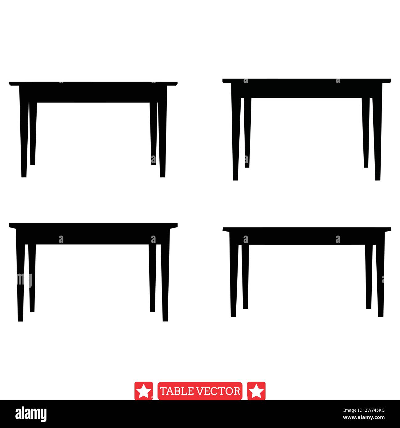 Table Vector Graphics A Must Have for Interior Designers and Digital ...
