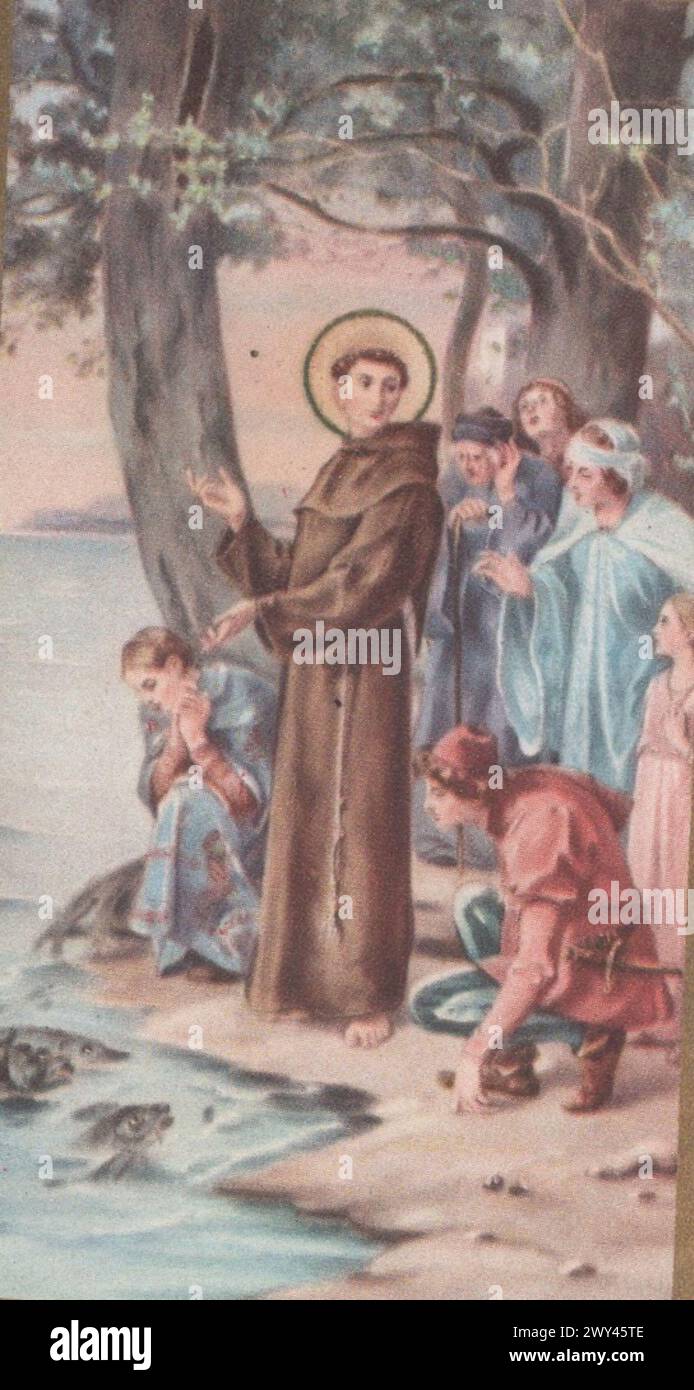 vintage holy card of Saint Francis of Assisi / S Franciscus Asisii / St ...
