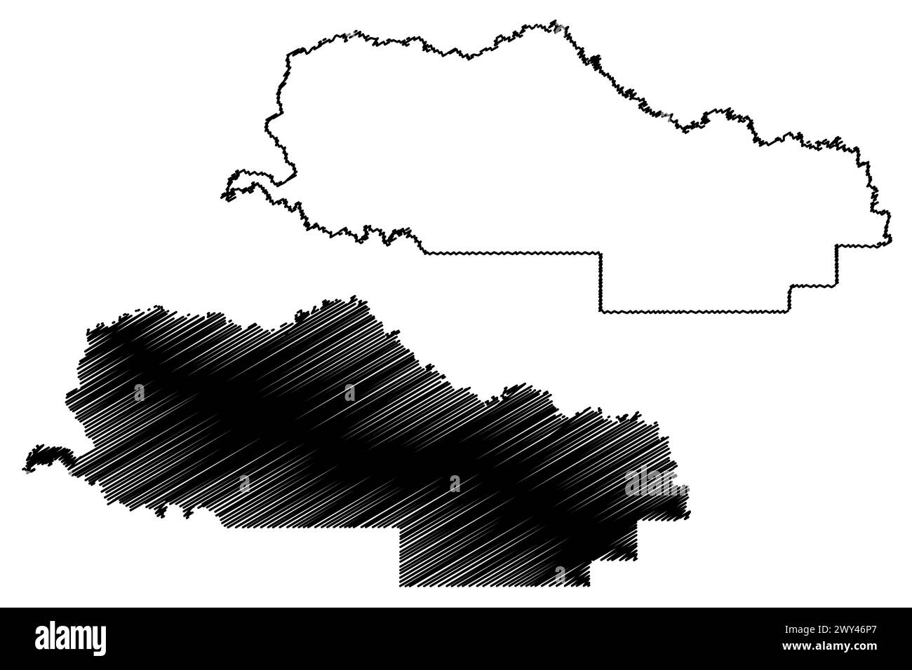 Moira map Cut Out Stock Images & Pictures - Alamy