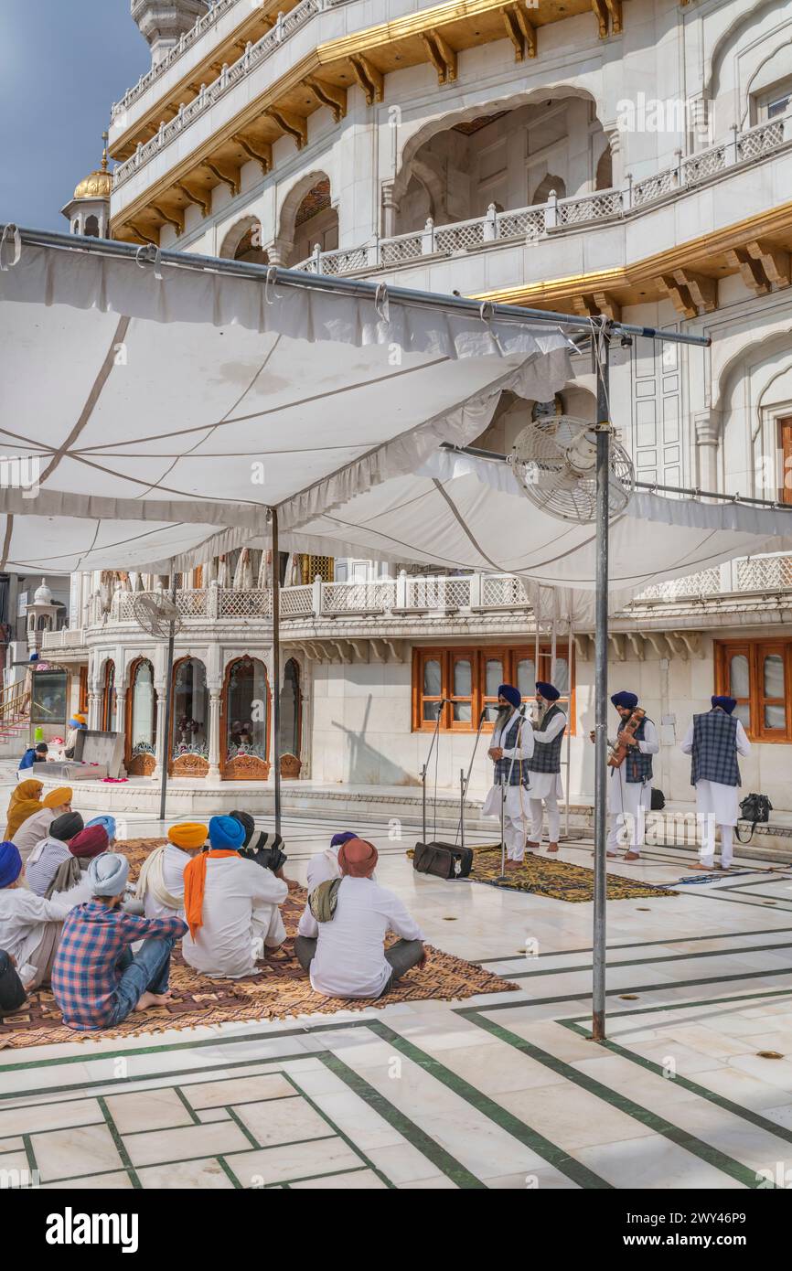 Akal Takht, Golden Temple complex, Amritsar, Punjab, India Stock Photo ...