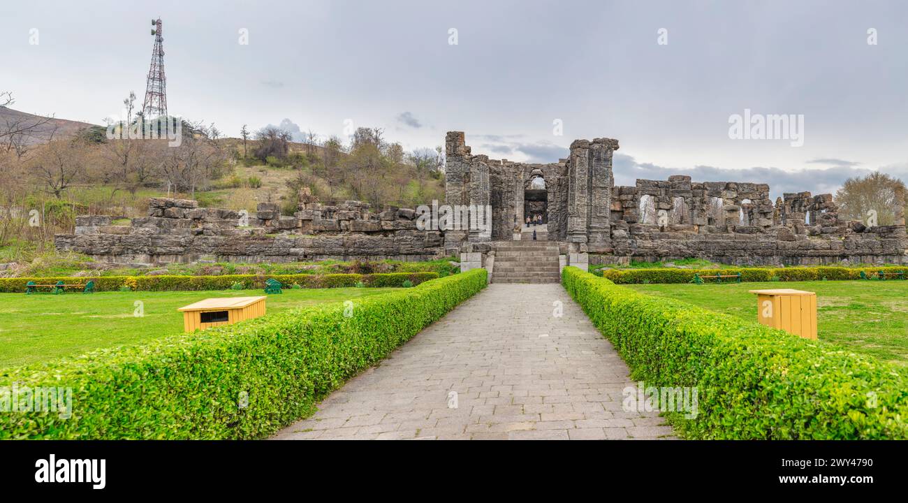Martand Sun Temple, 8th century, Anantnag, Kashmir, India Stock Photo ...