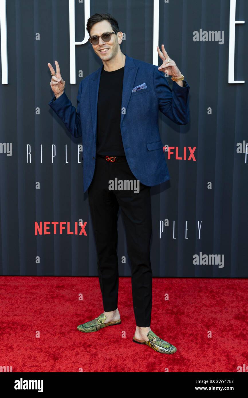 Los Angeles, USA. 03rd Apr, 2024. Gabe Saporta attends the arrivals of ...