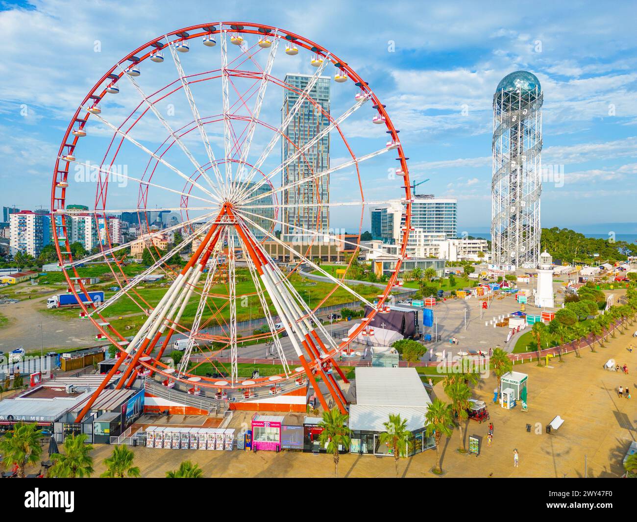 Panorama view of downtown Batumi in Georgia Stock Photo - Alamy