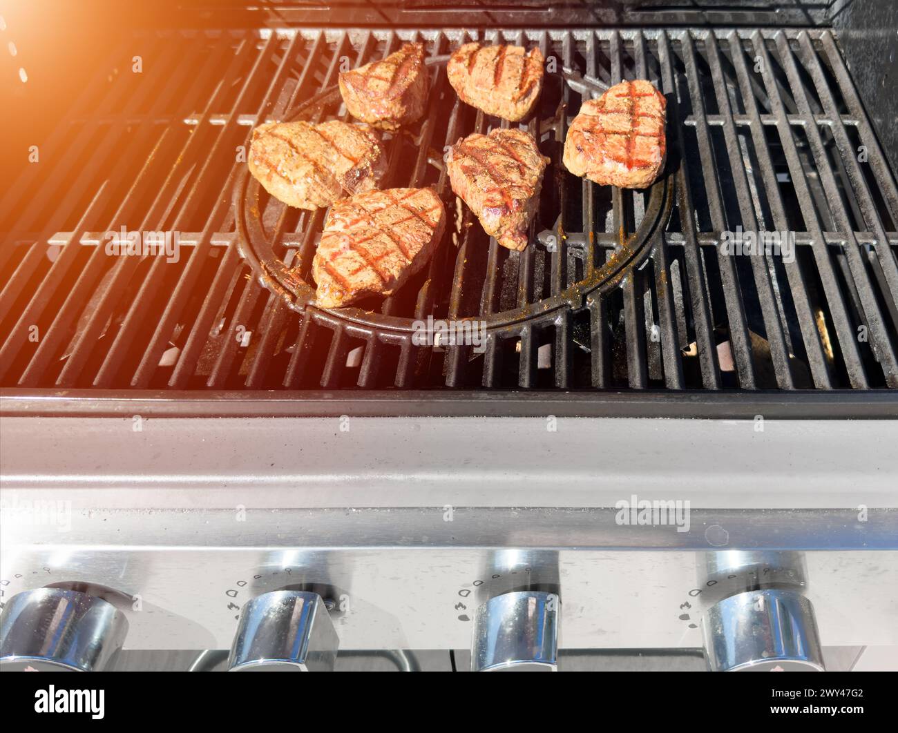Steak Grillen Gas