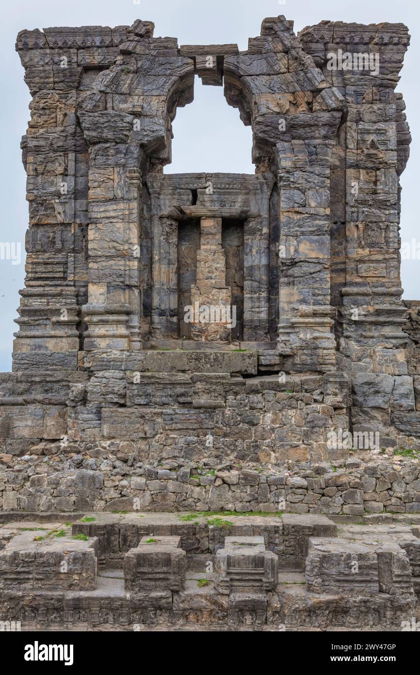 Martand Sun Temple, 8th century, Anantnag, Kashmir, India Stock Photo ...