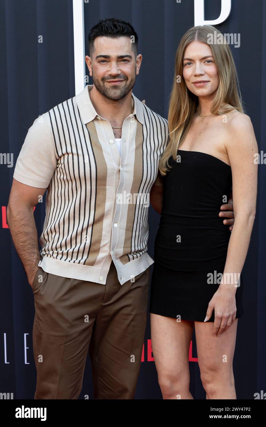 Los Angeles, USA. 03rd Apr, 2024. Jesse Metcalfe and Helen Immel attend ...