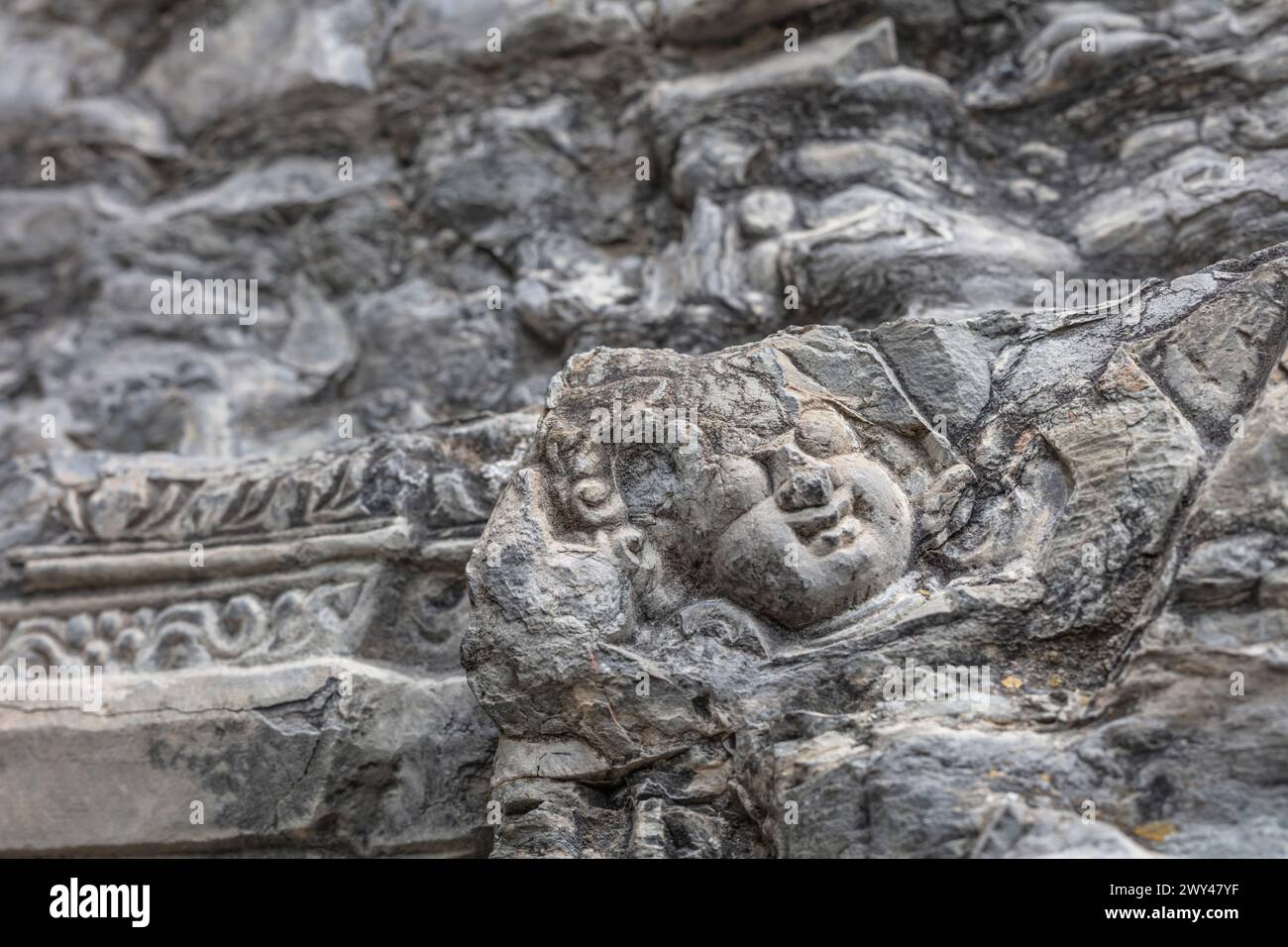 Avantisvamin temple, 9th century, Awantipora, Kashmir, India Stock ...