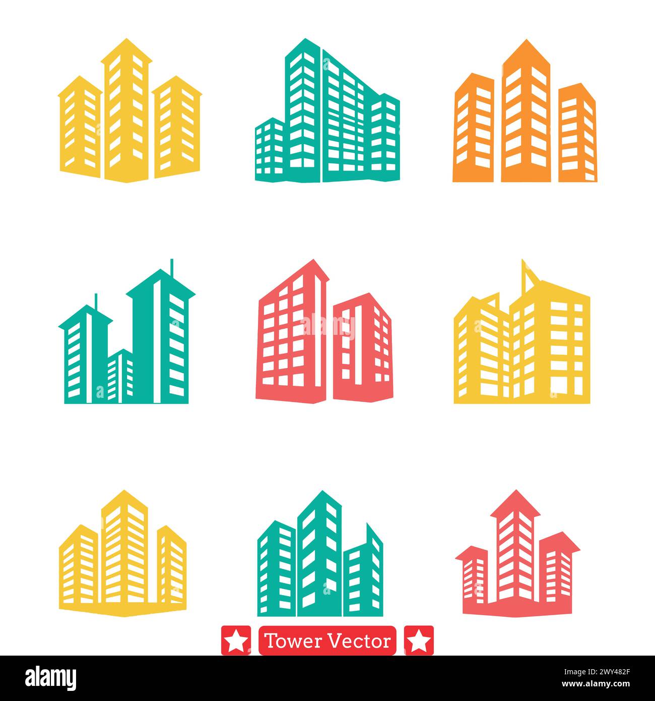 Icons of architectural designs hi-res stock photography and images - Alamy