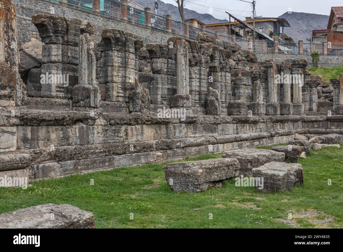 Avantisvamin temple, 9th century, Awantipora, Kashmir, India Stock ...