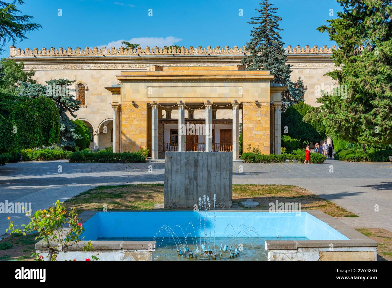 Stalin park and Stalin museum in the center of Gori, Georgia Stock ...