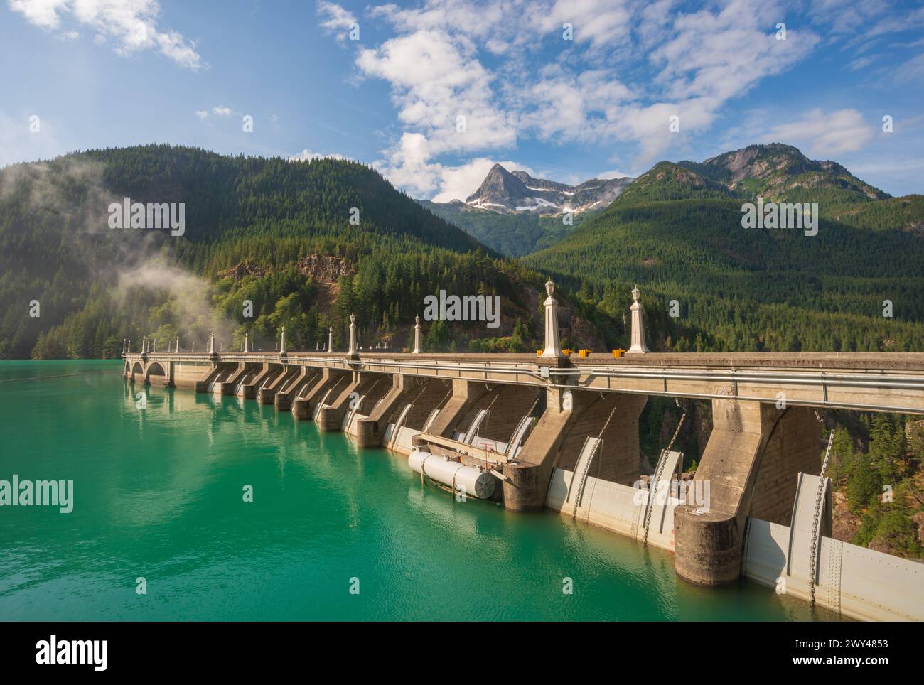 The Ross Dam at North Cascades National Park in Washington State, USA ...