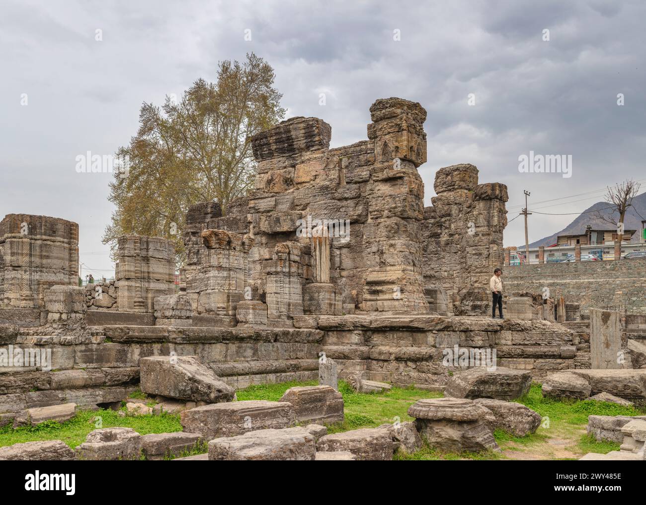 Avantisvamin temple, 9th century, Awantipora, Kashmir, India Stock ...