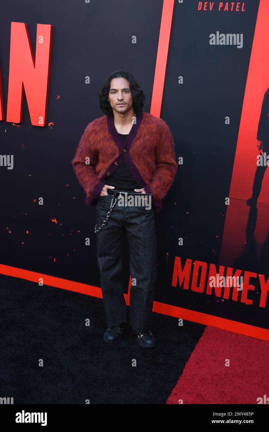 Los Angeles, California, USA 3rd April 2024 Actor Brandon Perea attends ...