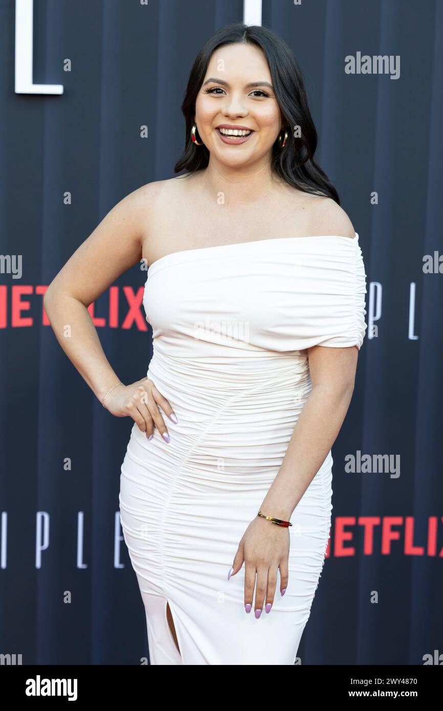 Los Angeles, USA. 03rd Apr, 2024. Denaee Amaya attends the arrivals of ...