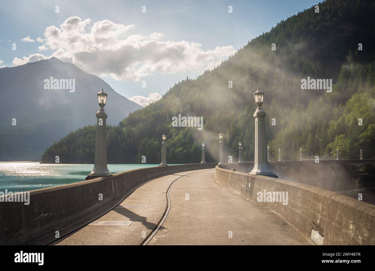 The Ross Dam at North Cascades National Park in Washington State, USA ...