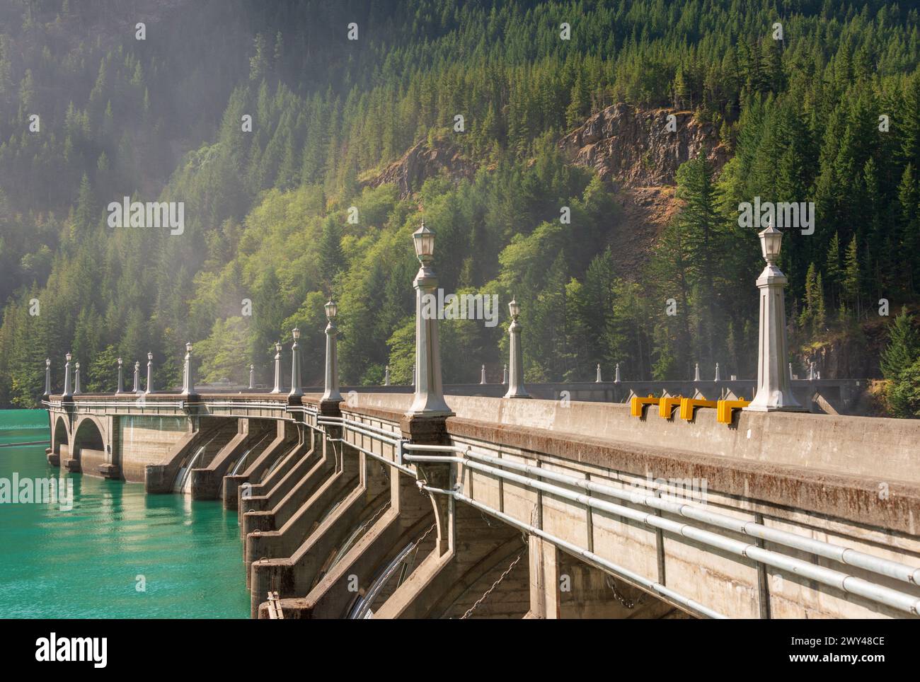 The Ross Dam at North Cascades National Park in Washington State, USA ...