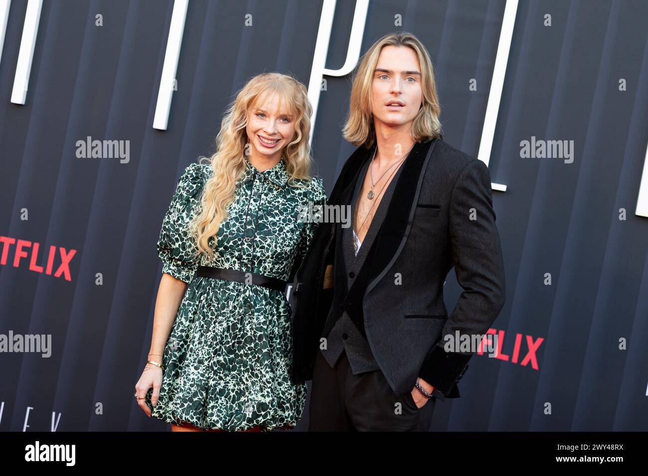 Los Angeles, USA. 03rd Apr, 2024. Luke Eisner and Kirby Johnson attend ...