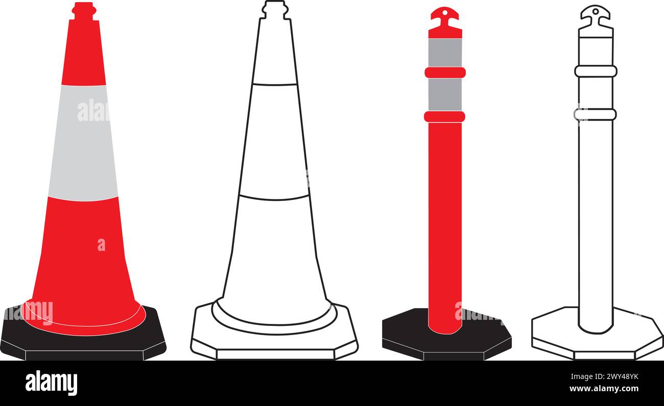 Traffic cone icon vector illustration symbol design Stock Vector Image ...