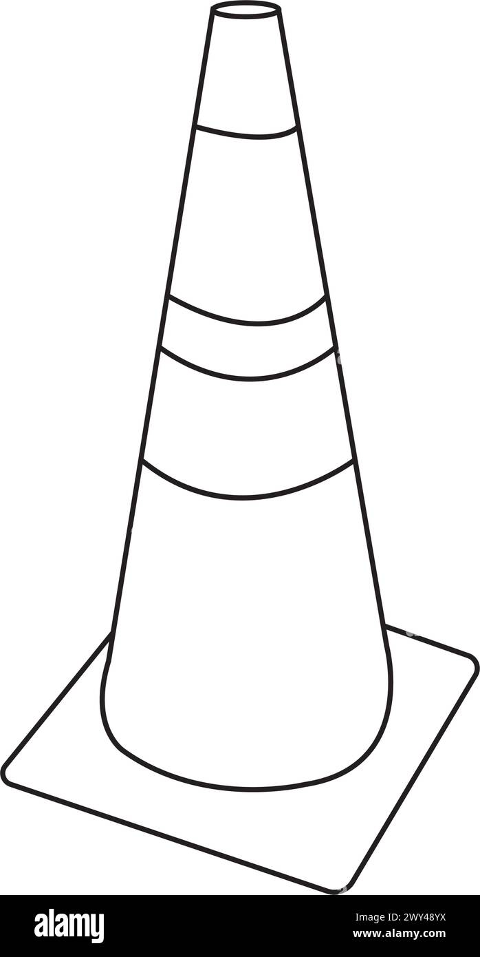 Traffic cone icon vector illustration symbol design Stock Vector Image ...