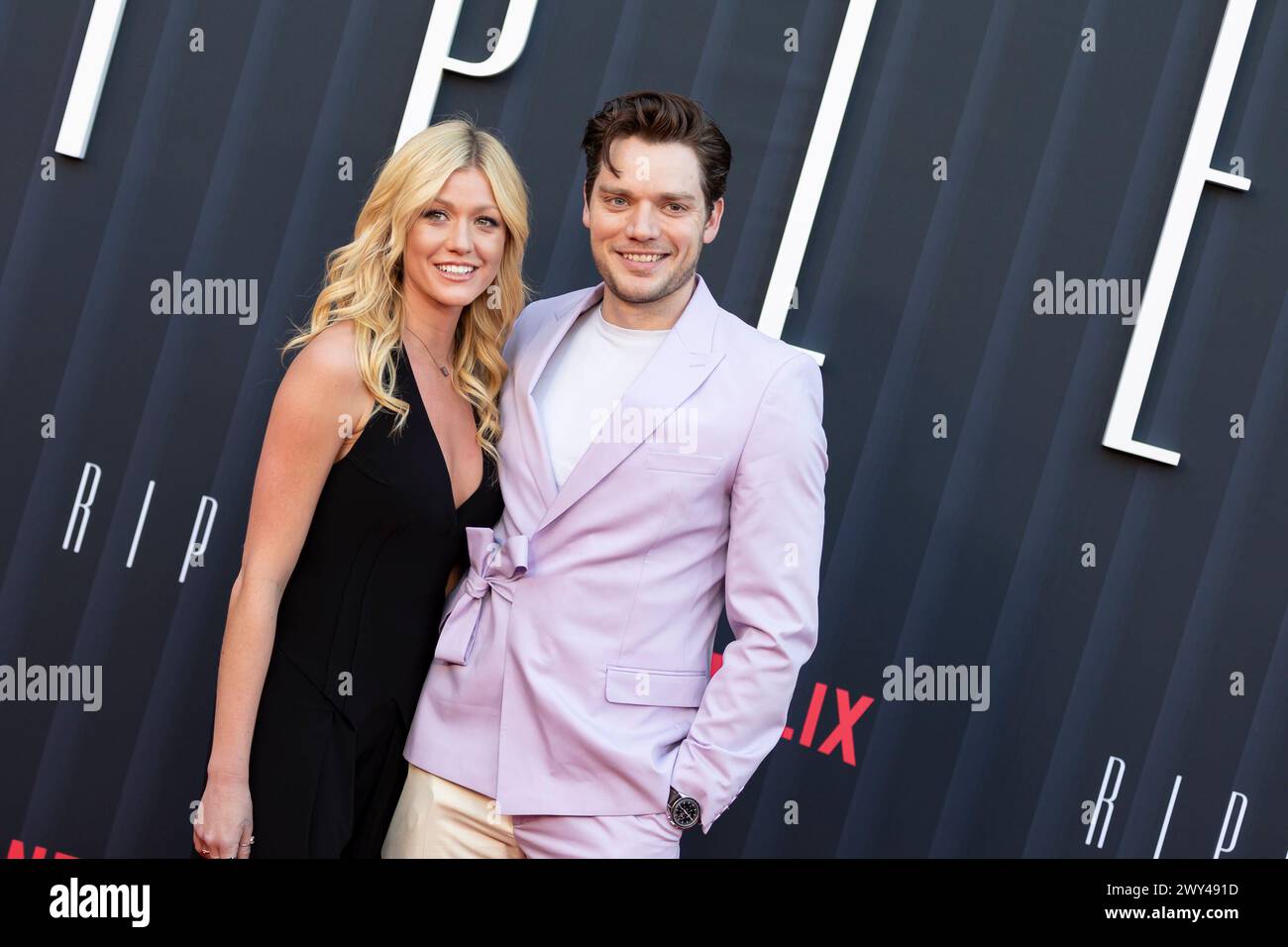 Los Angeles, USA. 03rd Apr, 2024. Katherine McNamara and Pierson Fode ...