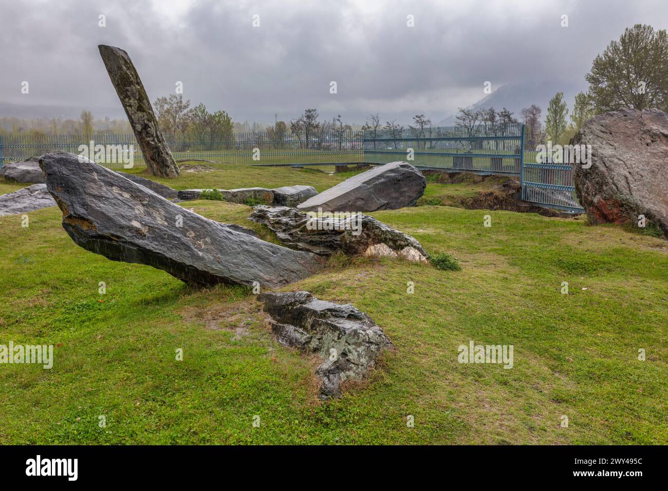 Burzahom archaeological site, Srinagar, Kashmir, India Stock Photo - Alamy