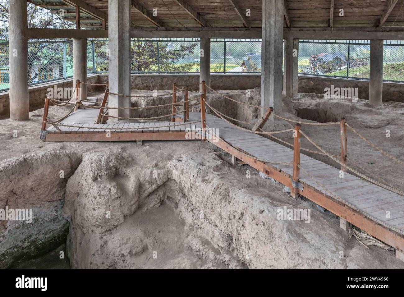 Burzahom archaeological site, Srinagar, Kashmir, India Stock Photo - Alamy