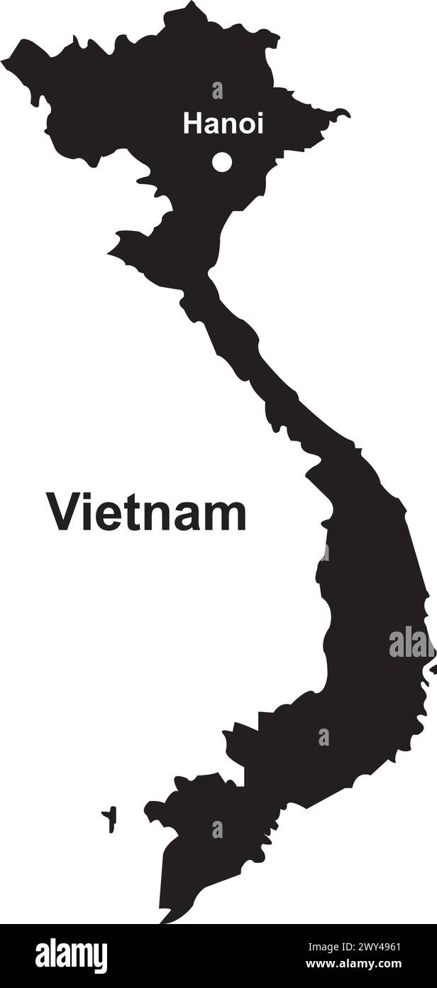 Vietnam map Stock Vector Images - Alamy