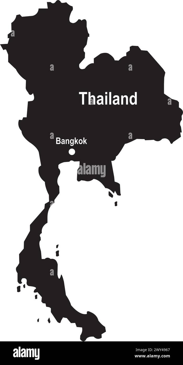 Thailand map icon vector illustration symbol design Stock Vector Image ...