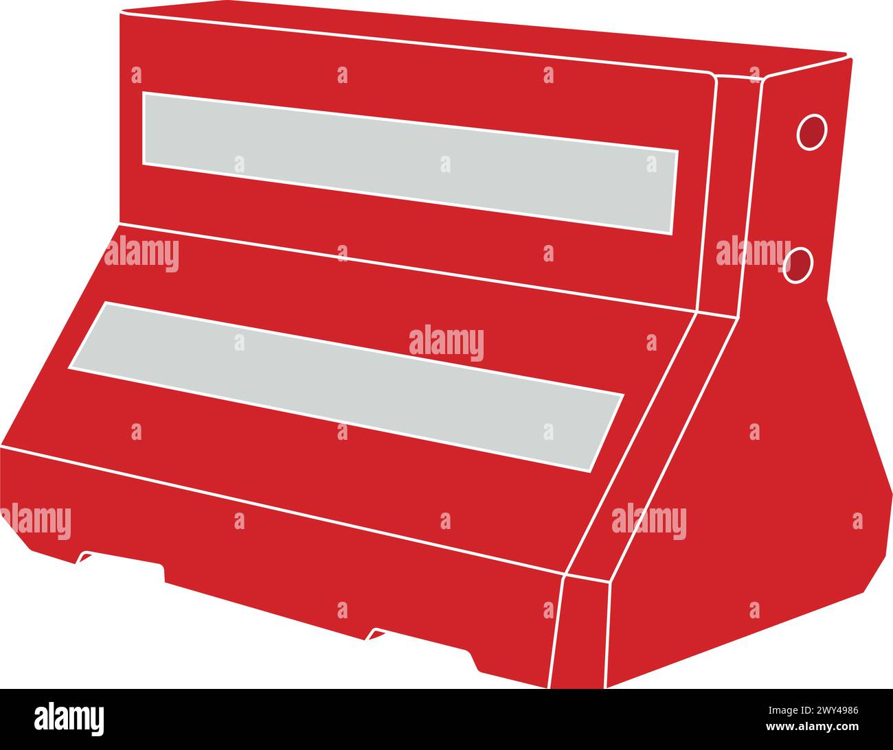 Concrete road divider icon vector illustration symbol design Stock ...