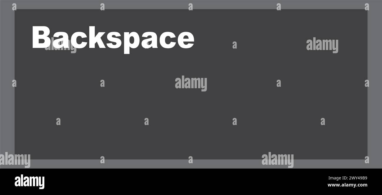 Backspace vector Stock Vector Images - Alamy