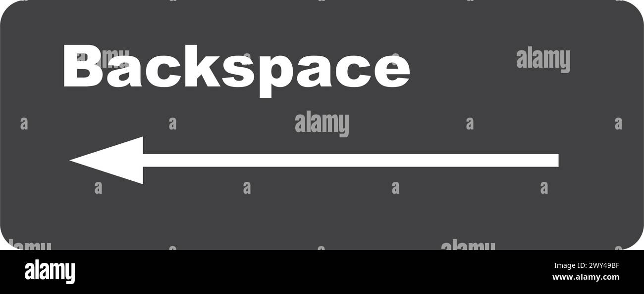 Backspace vector Stock Vector Images - Alamy