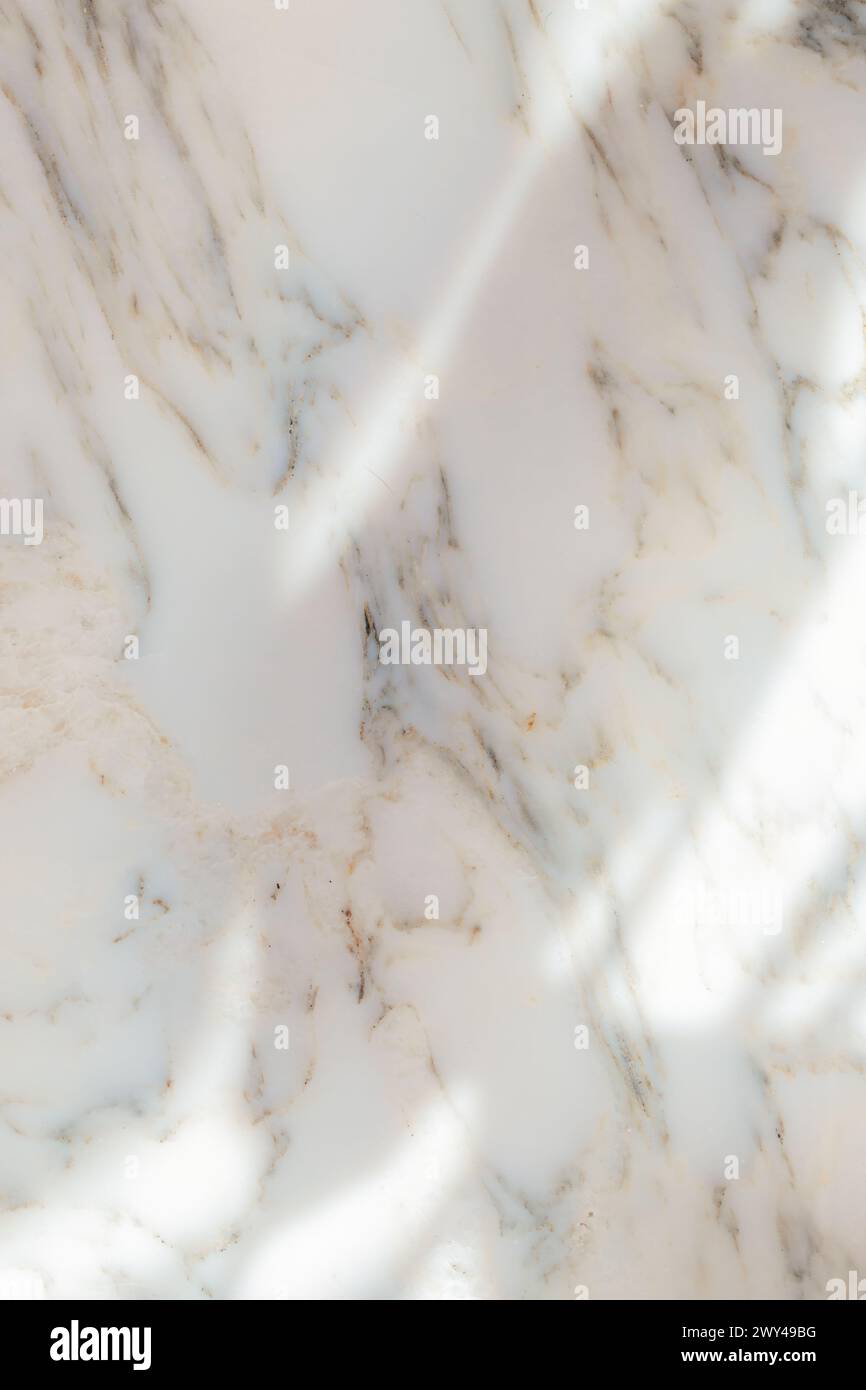 white italian Arabescato marble with gray, peach colored veins Stock ...