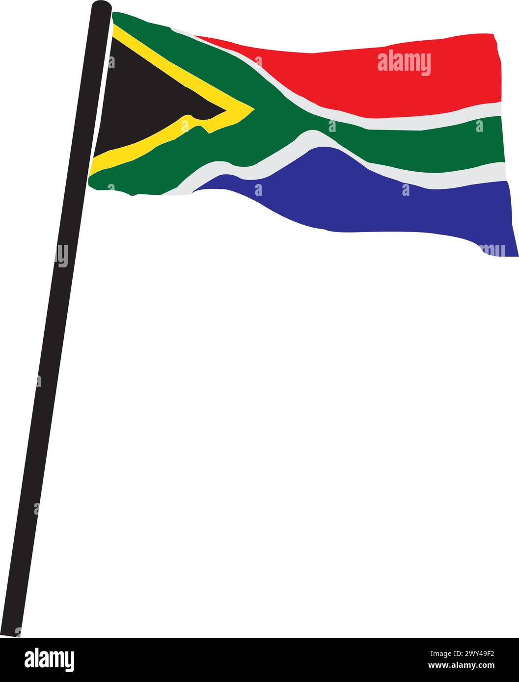 South Africa flag icon vector illustrataion symbol design Stock Vector ...
