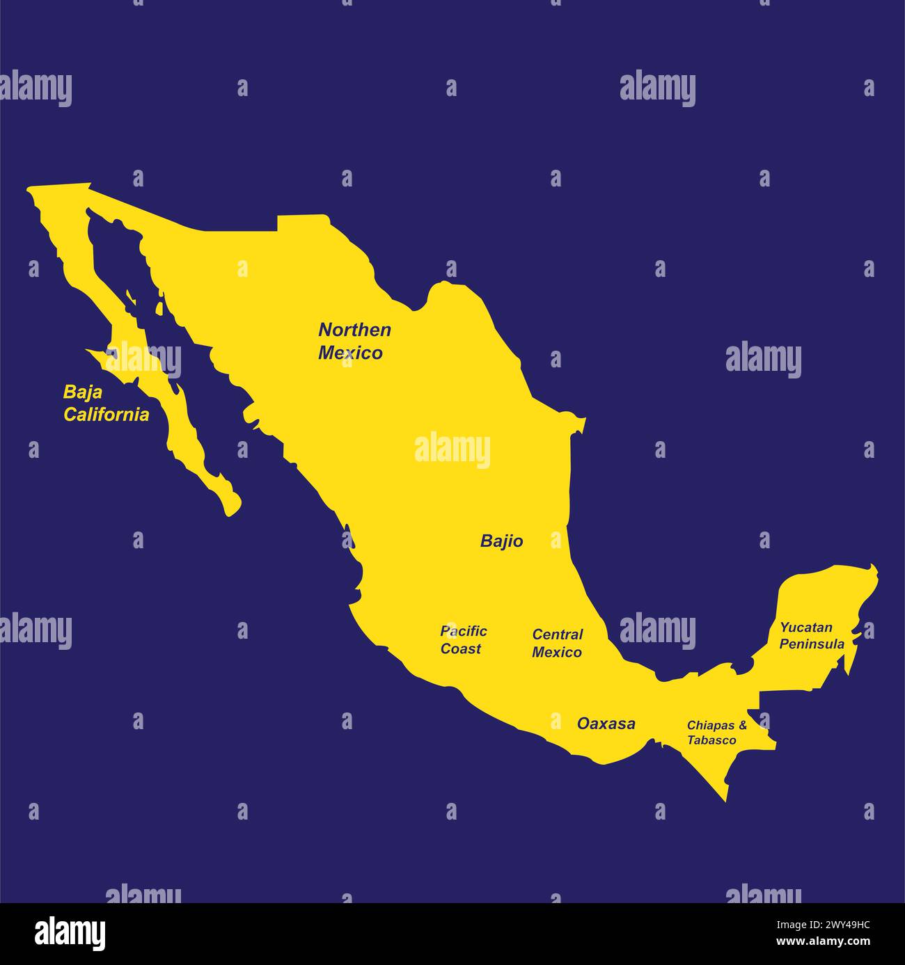 Mexico map icon vector illustration symbol design Stock Vector Image ...