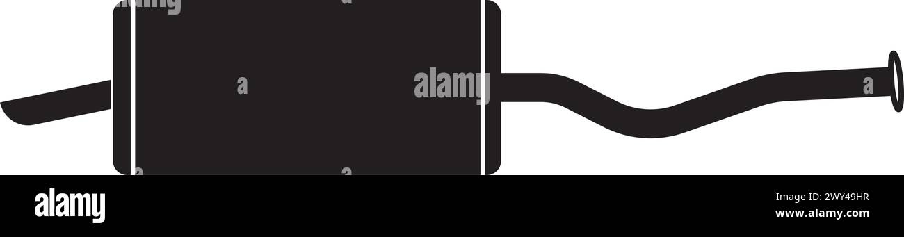 Car exhaust icon vector illustration symbol design Stock Vector Image ...