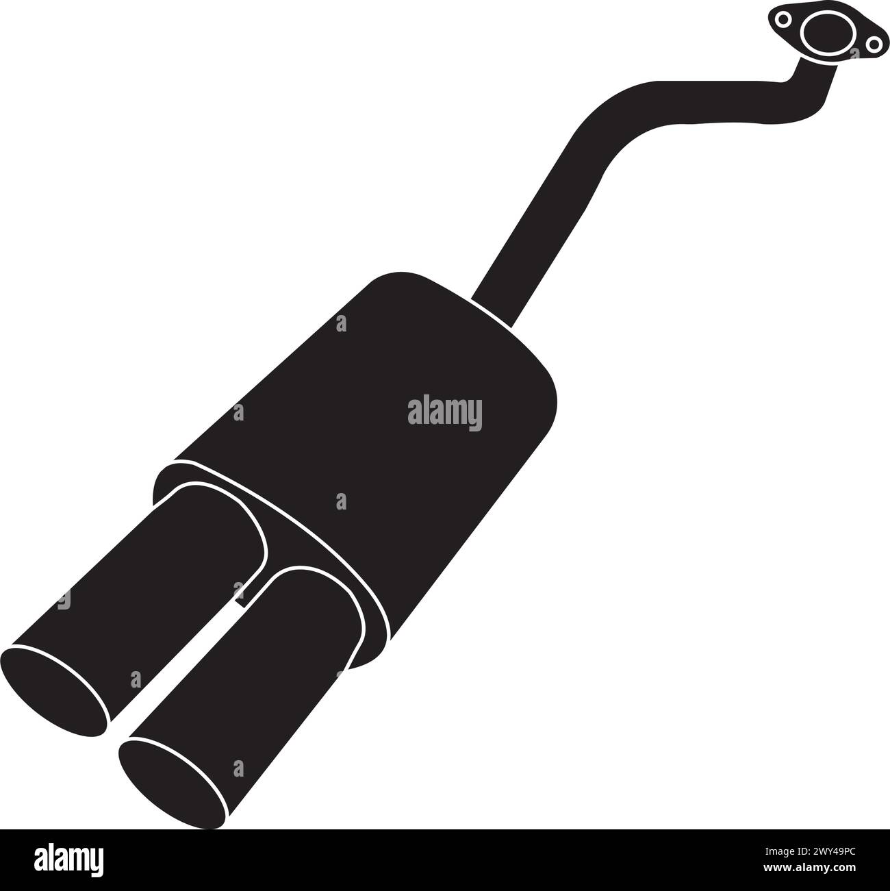 Car exhaust icon vector illustration symbol design Stock Vector Image ...