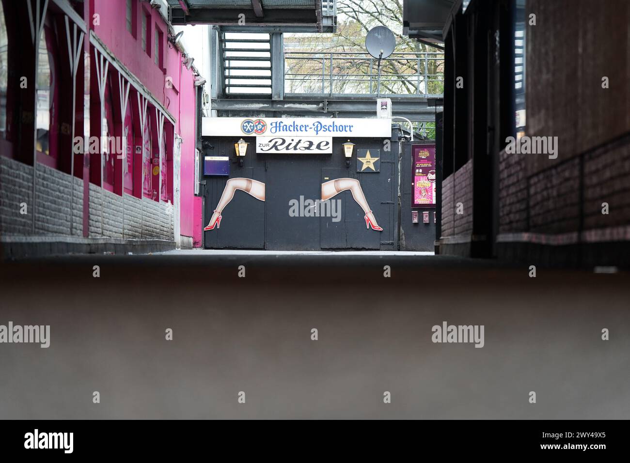 Hamburg, Germany. 03rd Apr, 2024. View of the front door of the trendy ...