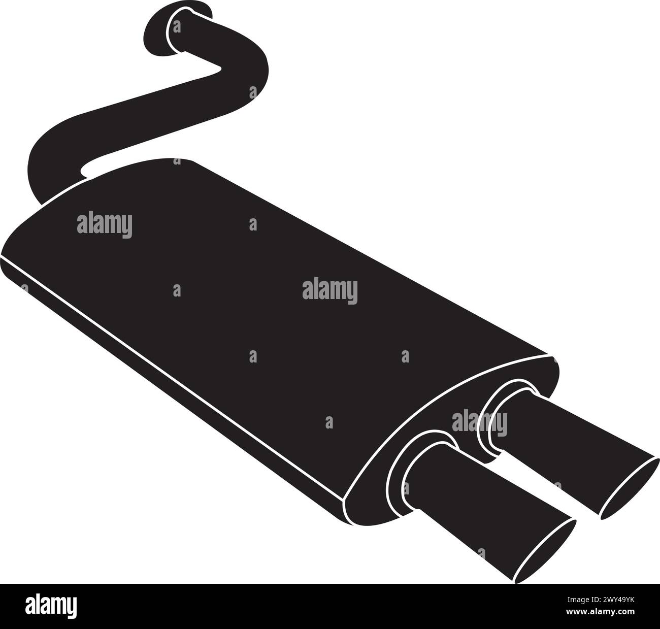 Car exhaust icon vector illustration symbol design Stock Vector Image ...