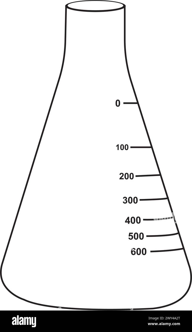 Laboratory measuring cup icon vector illustration symbol design Stock ...