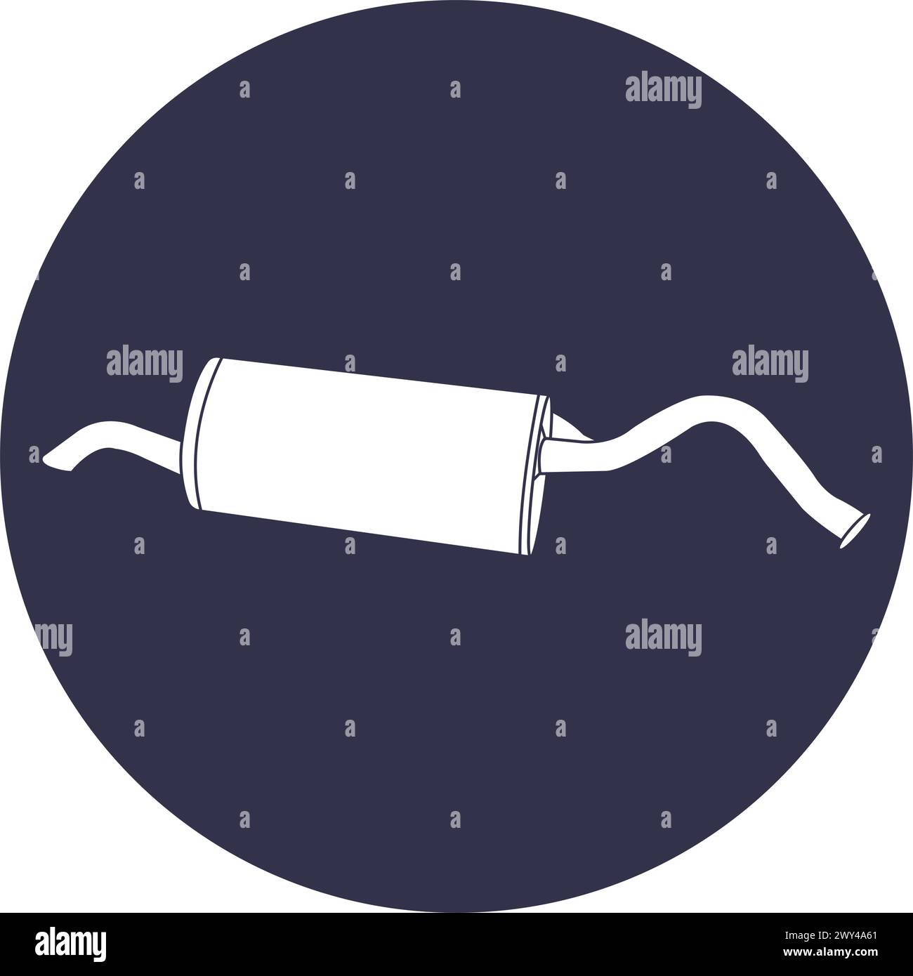 Car exhaust icon vector illustration symbol design Stock Vector Image ...