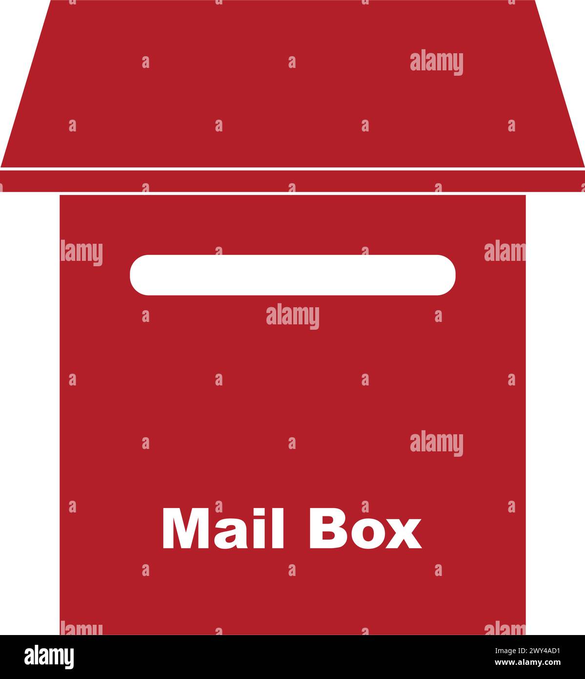 Public letter box Stock Vector Images - Alamy