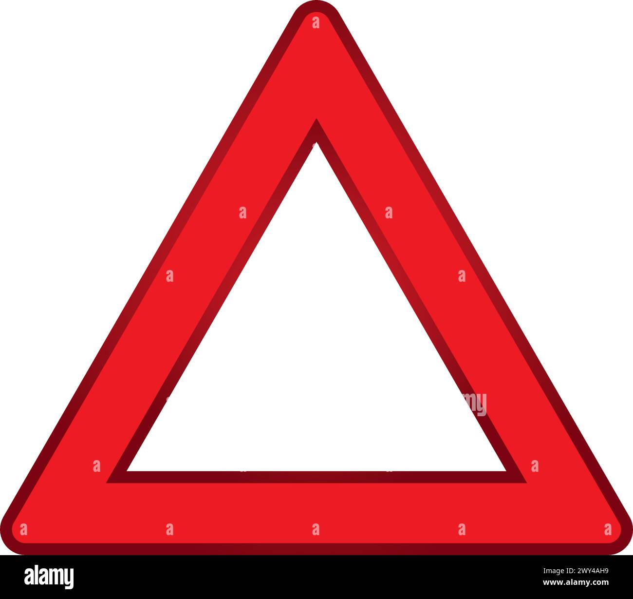 Car emergency triangle icon vector illustration symbol design Stock ...