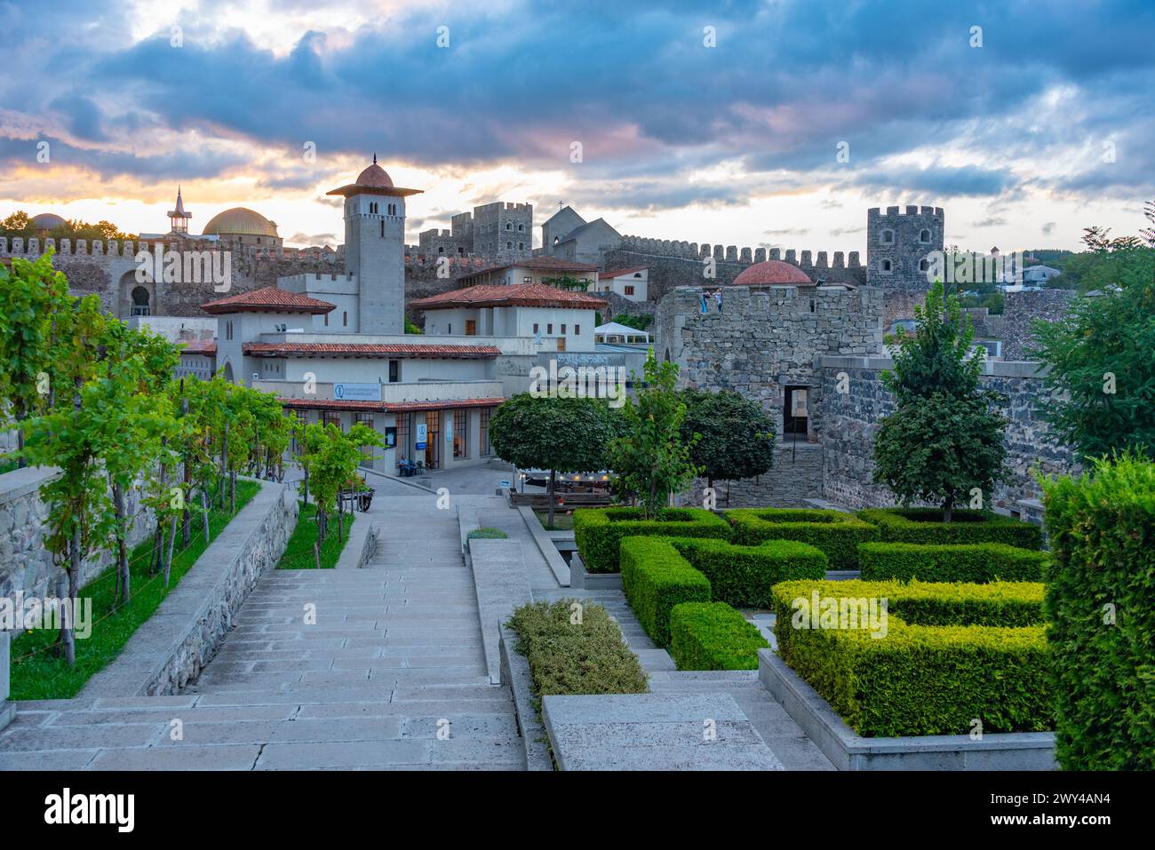 Courtyard of Akhaltsikhe (Rabati) Castle in Georgia Stock Photo - Alamy