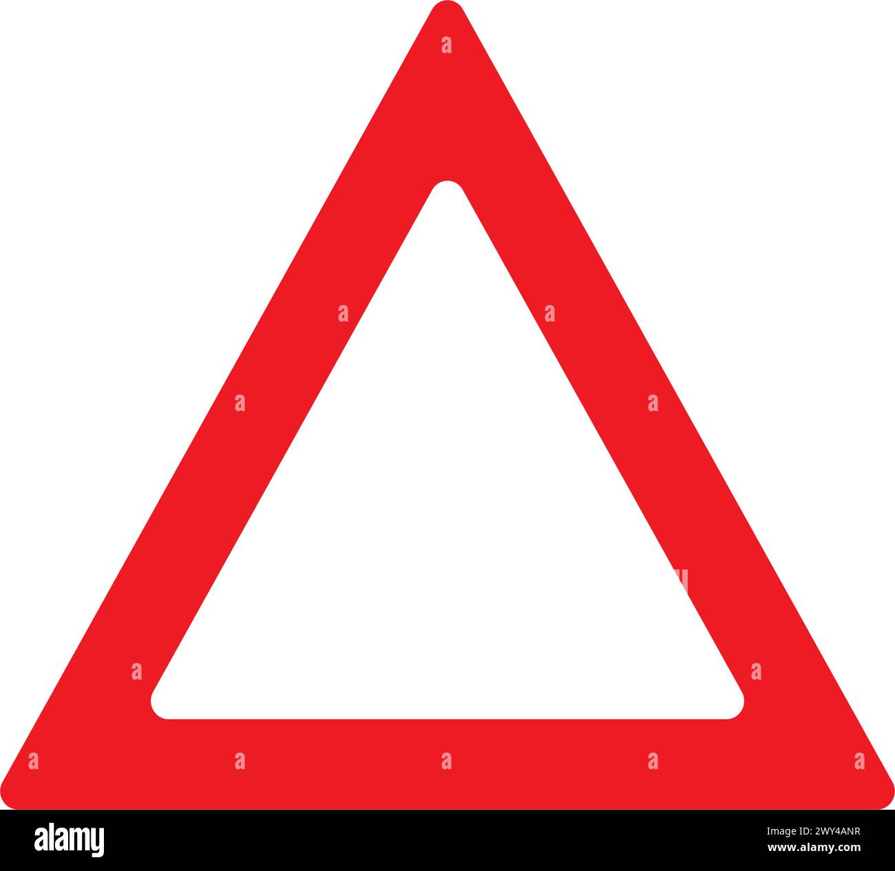 Car emergency triangle icon vector illustration symbol design Stock ...