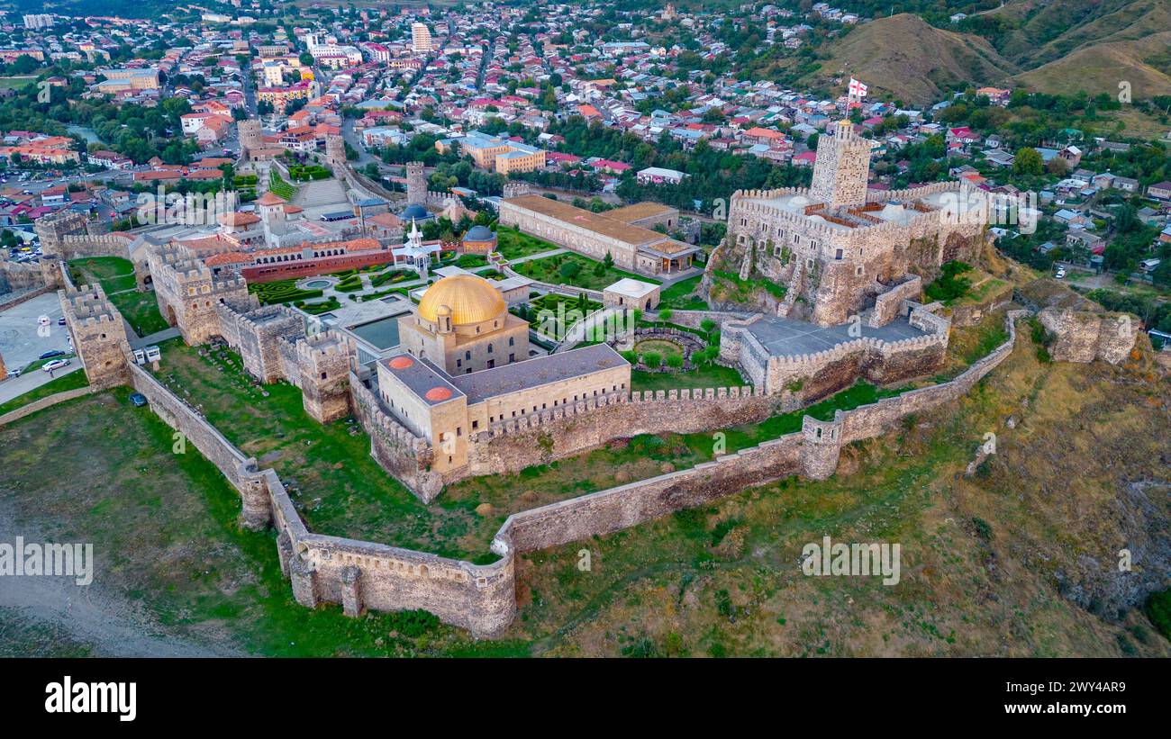 Panorama view of Akhaltsikhe (Rabati) Castle in Georgia Stock Photo - Alamy