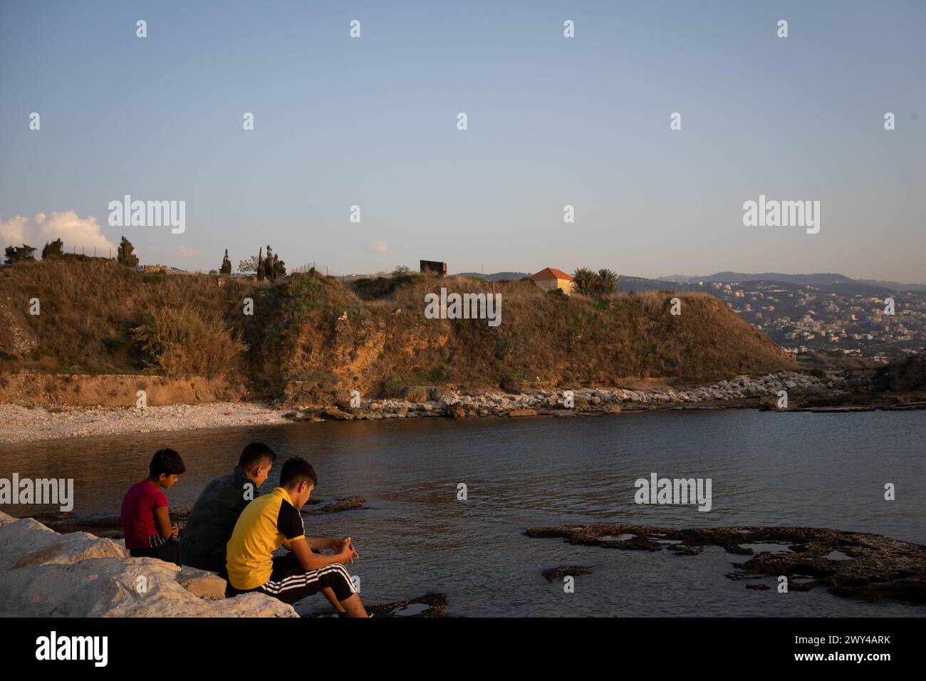Beirut port sunset hi-res stock photography and images - Alamy